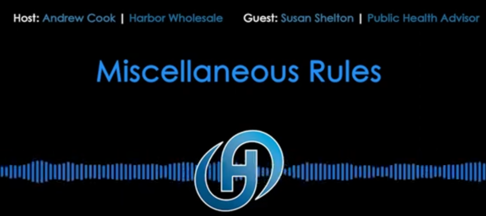 2022 WA Food Code Changes Part V: Misc Rules and Wrapup - Harbor Wholesale